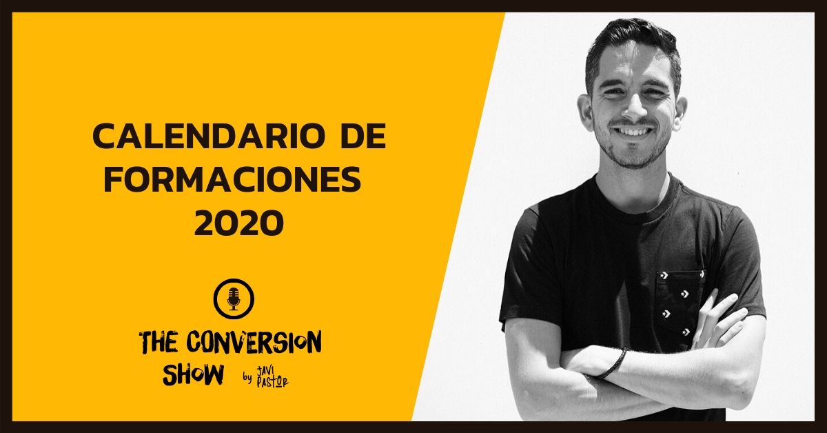 Calendario de formaciones de 2020 [PODCAST] - Javi Pastor